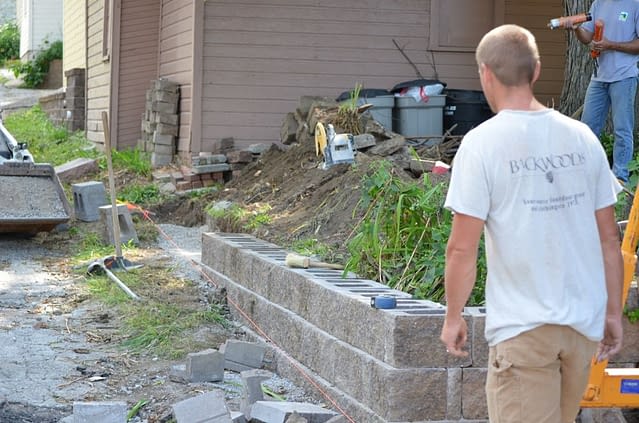 How to Build a Retaining Wall - Omaha Landscape Design