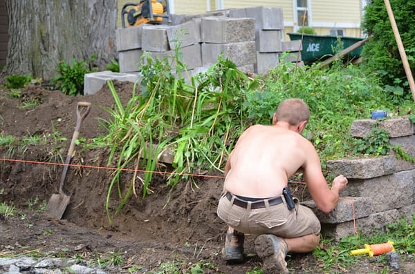 How to Build a Retaining Wall - Omaha Landscape Design